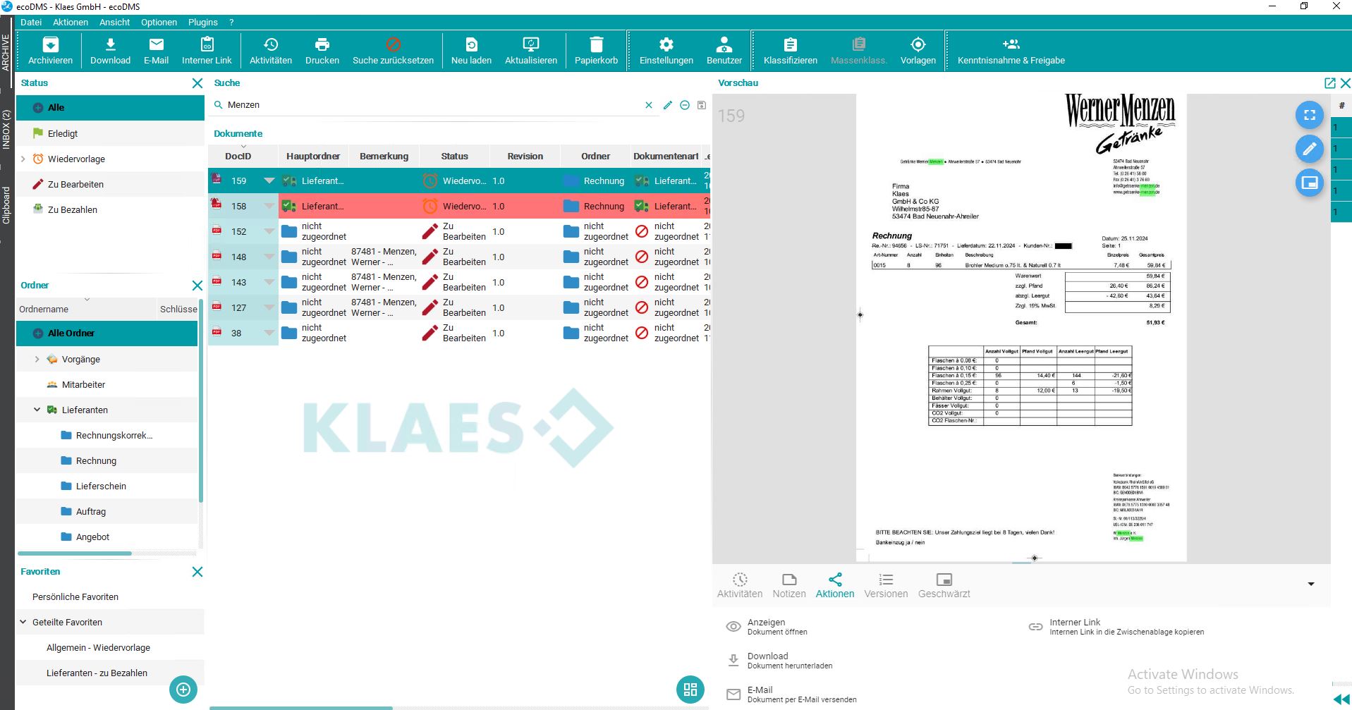 ecoDMS ONE - Effiziente, sichere und digitale Verwaltung Ihrer Dokumente